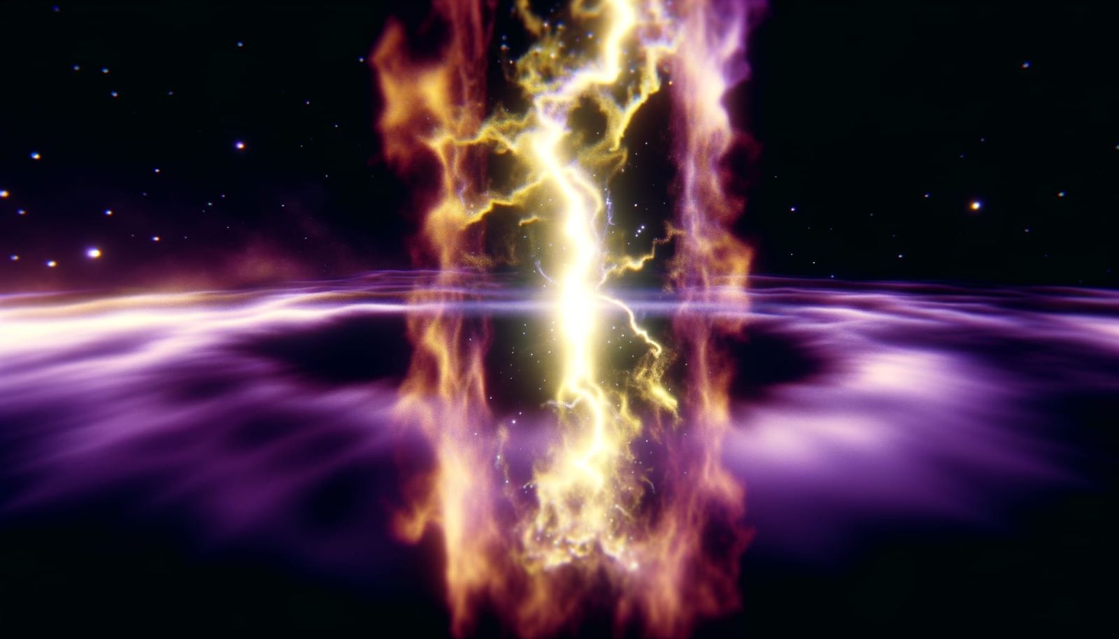 Early Sci-Fi Space Rip - Cosmic Rift Unveils Mysterious Port...