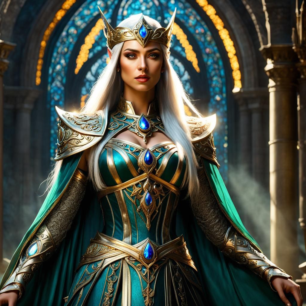 Elven Queen - AI Generated Artwork - NightCafe Creator