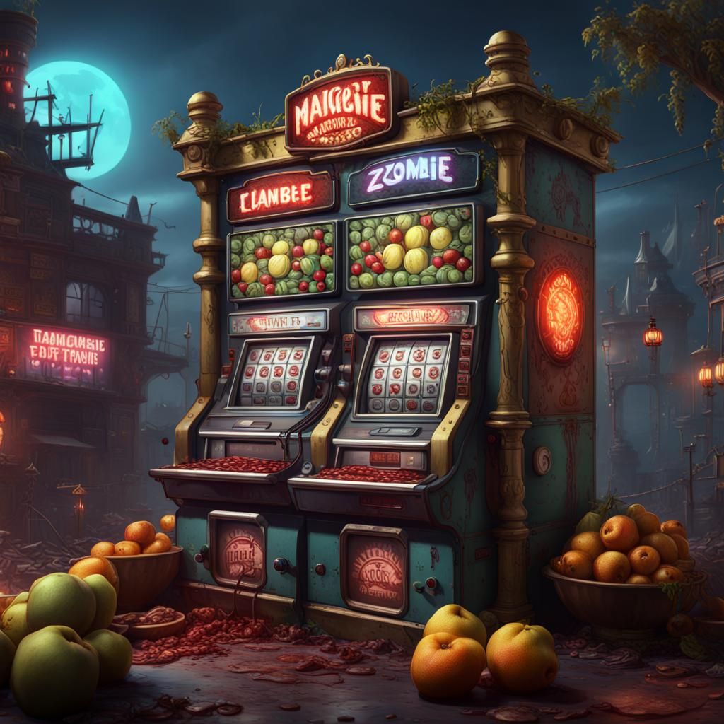Fruit machine zombie - AI Generated Artwork - NightCafe Creator