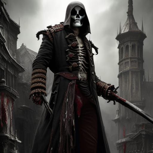 Skeleton Pirate Rogue - AI Generated Artwork - NightCafe Creator