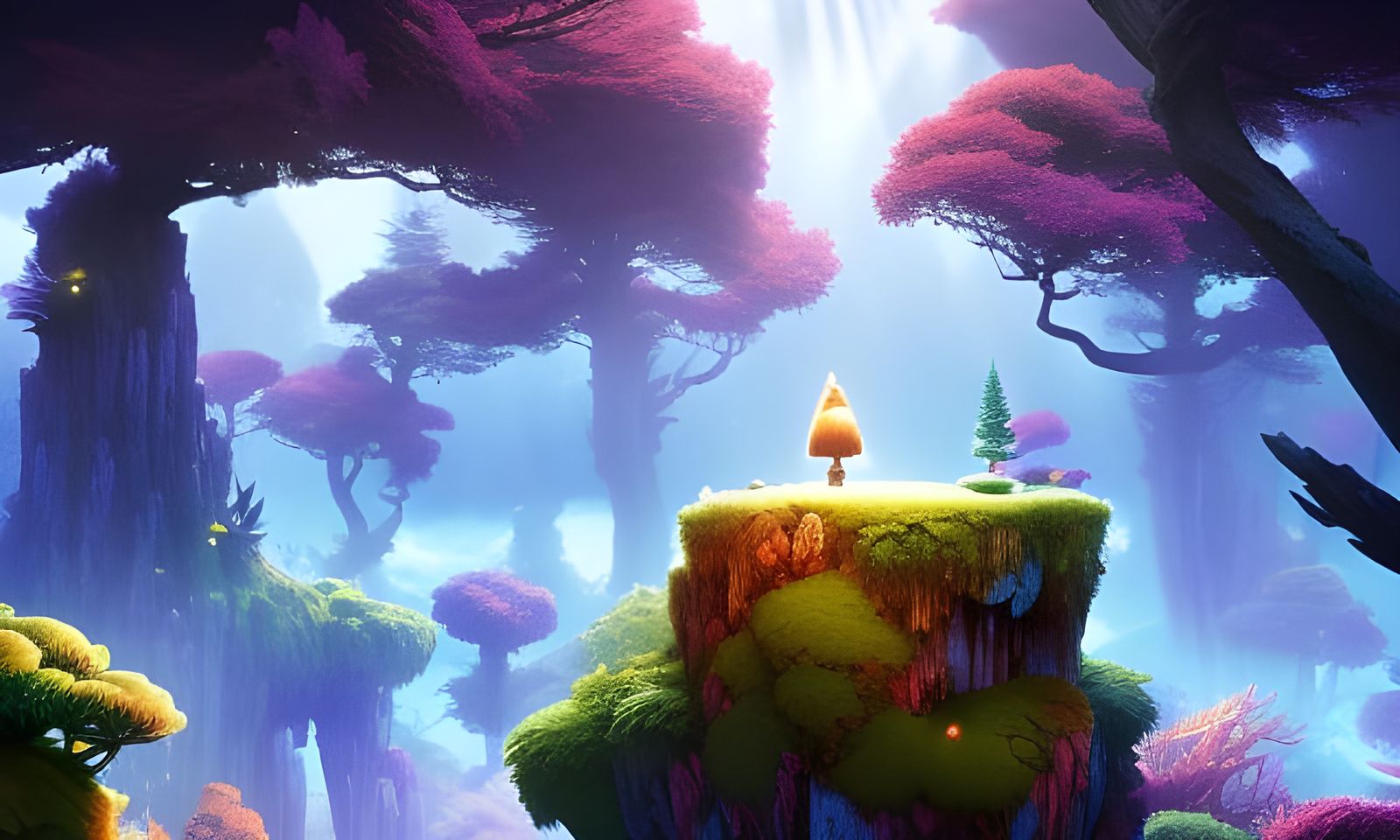 Magic Forest - AI Generated Artwork - NightCafe Creator