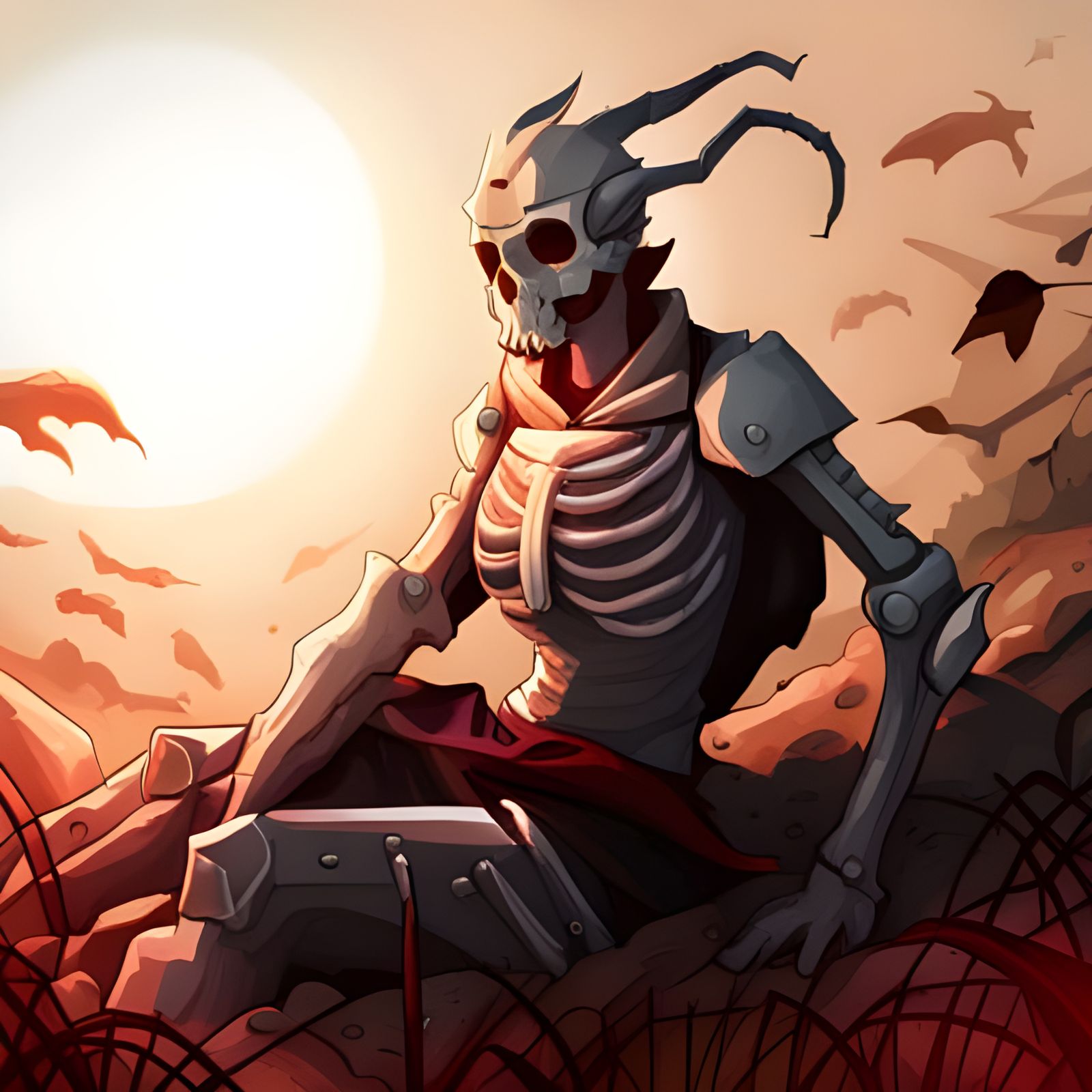 Skeleton 4 - AI Generated Artwork - NightCafe Creator