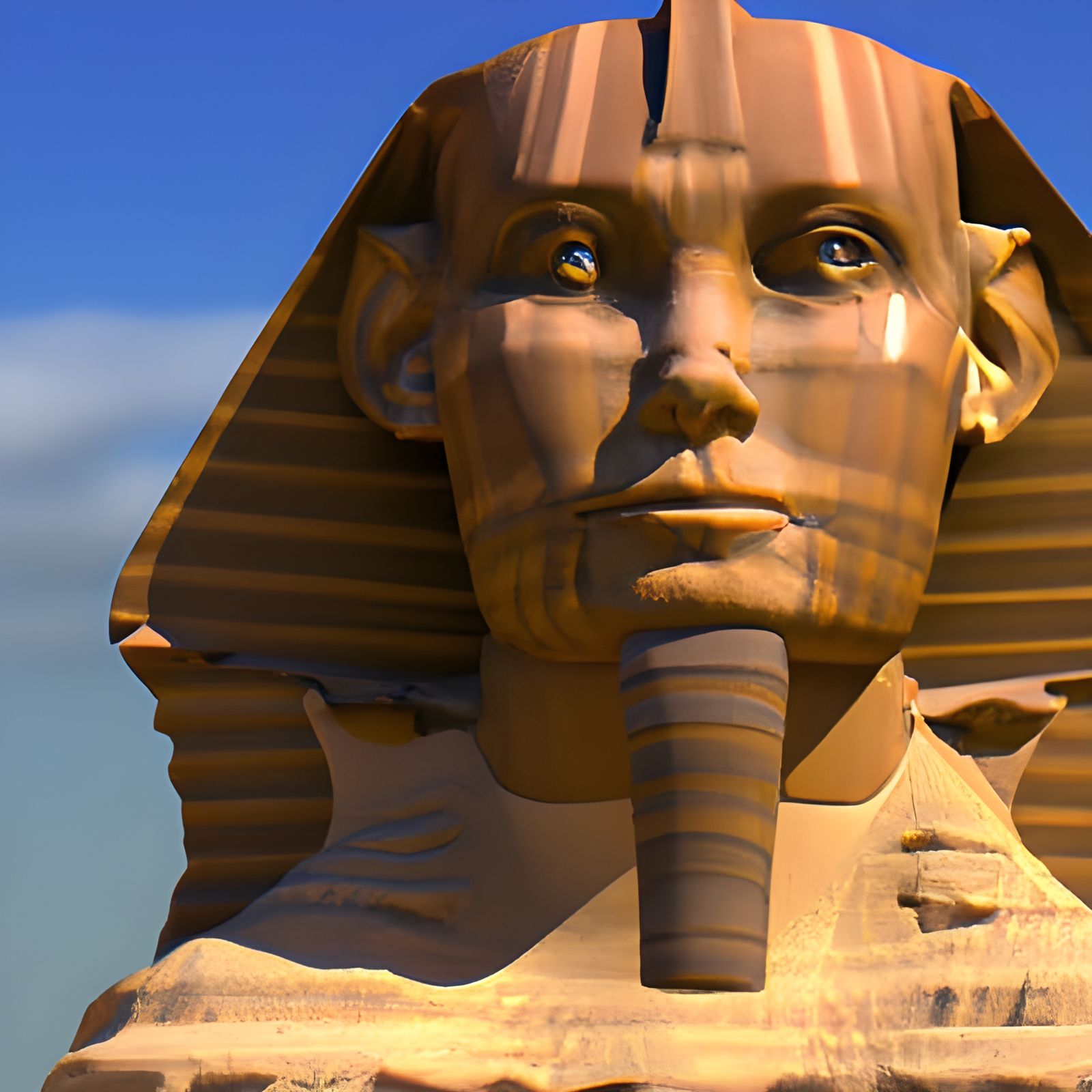 The Great Sphinx of the Giza Plateau - AI Generated Artwork - NightCafe ...