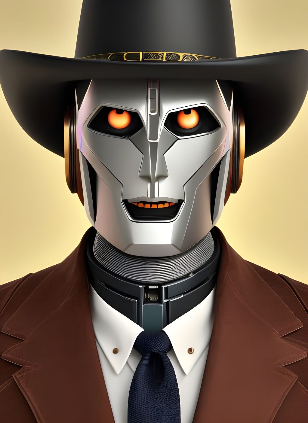 Android Cowboy - AI Generated Artwork - NightCafe Creator