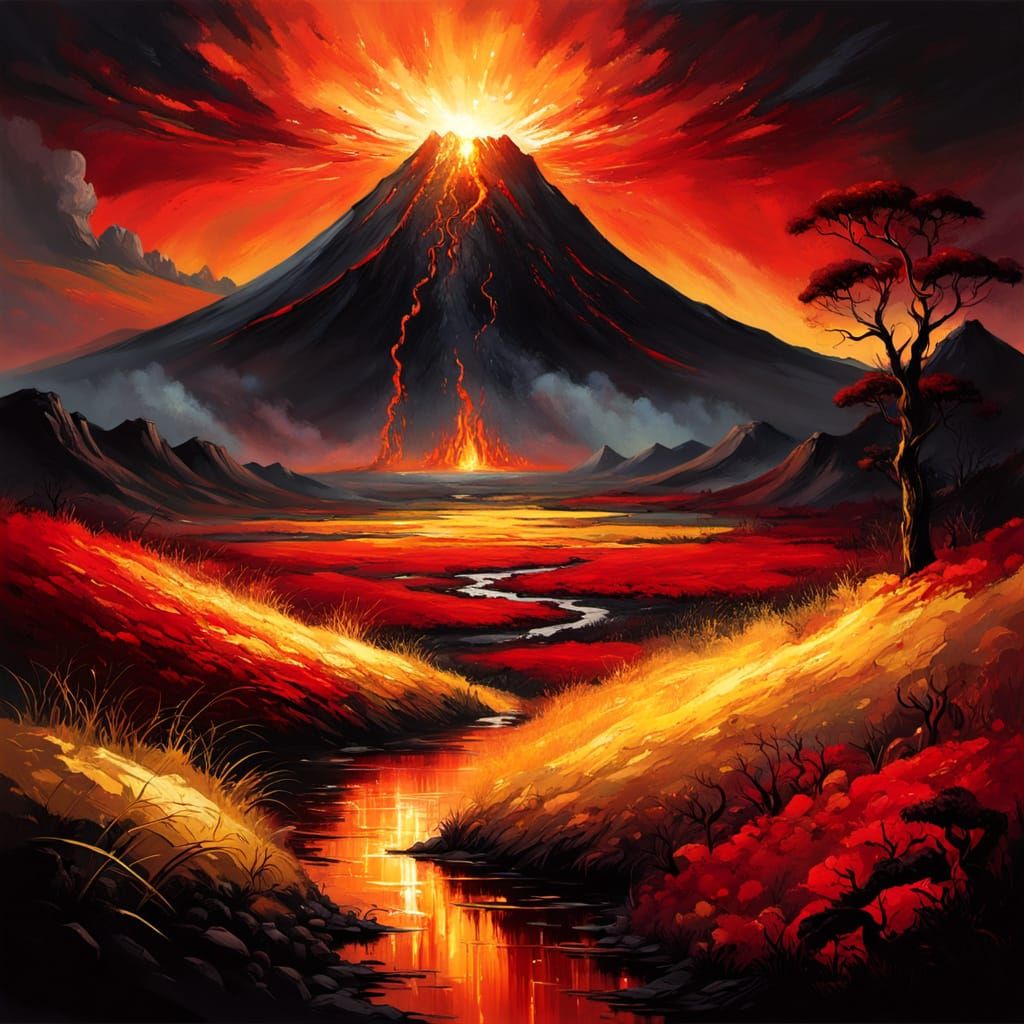 Volcanic eruption - Volcanic eruption
