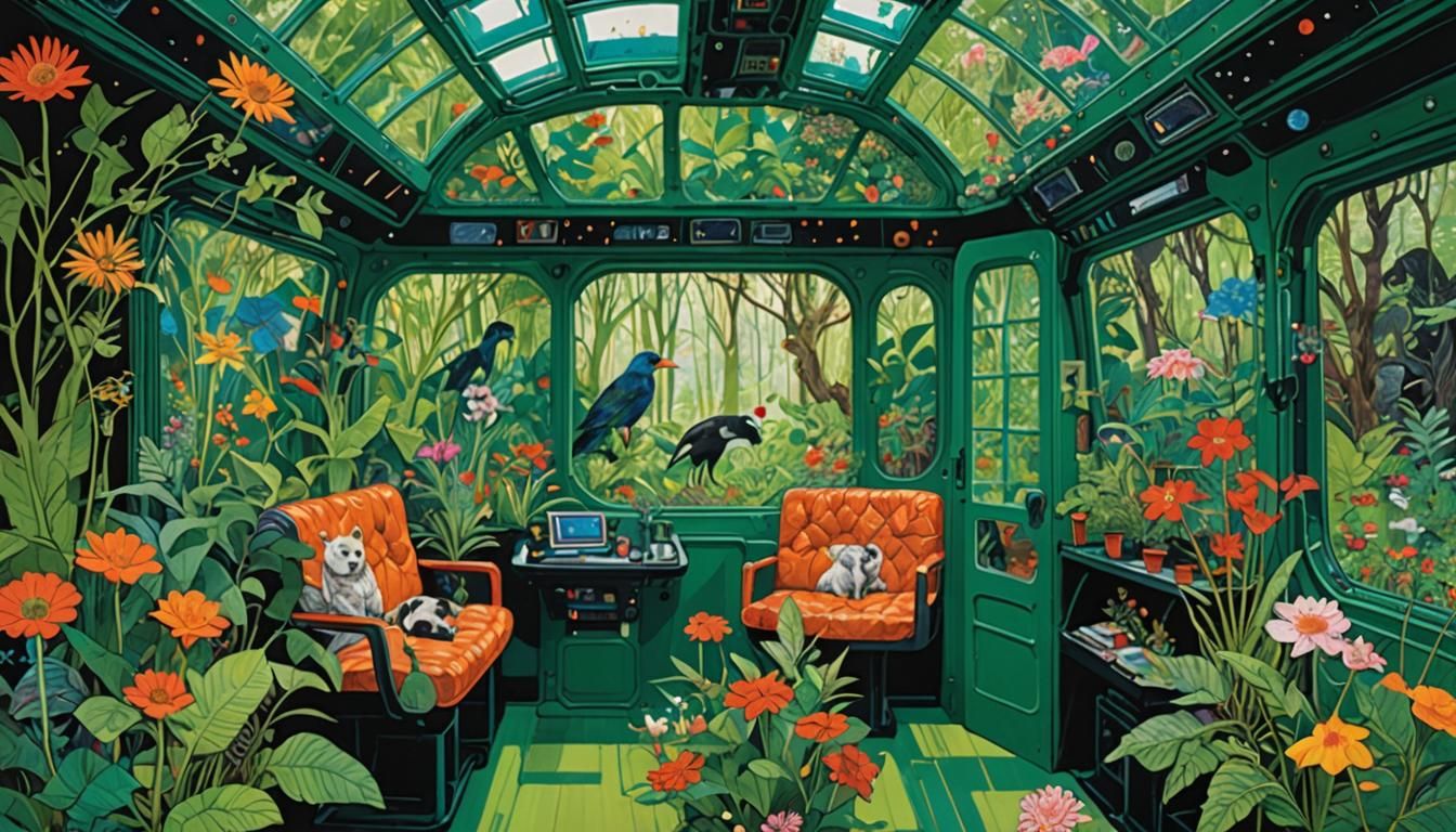 Green exotic - AI Generated Artwork - NightCafe Creator