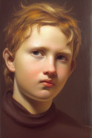 Portrait, Classical Realism - AI Generated Artwork - NightCafe Creator