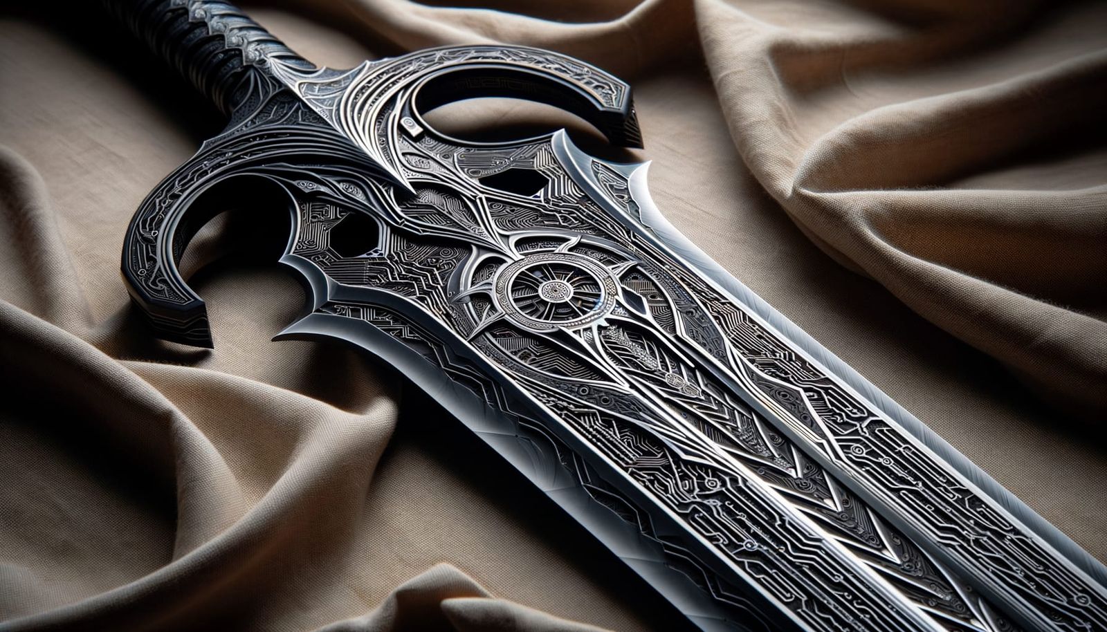 Cybernetic Blade - AI Generated Artwork - NightCafe Creator