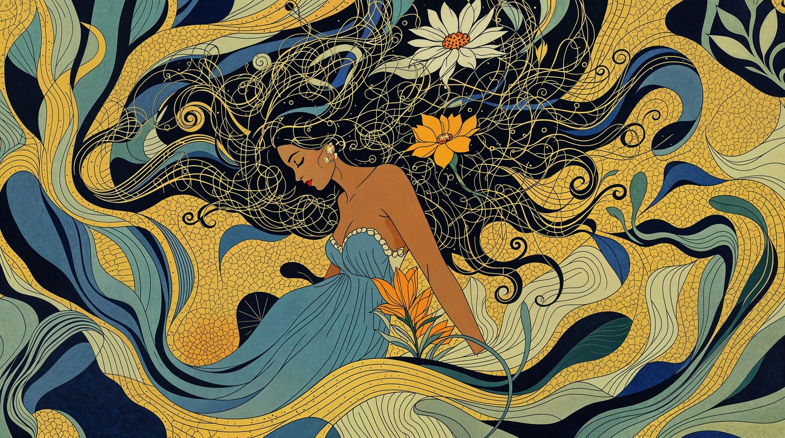 Flowing Flo - Feminine Beauty in Vibrant Harmony