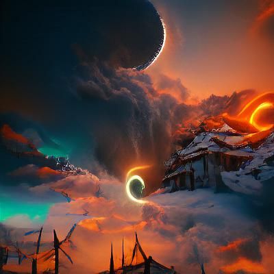 Solar eclipse - AI Generated Artwork - NightCafe Creator