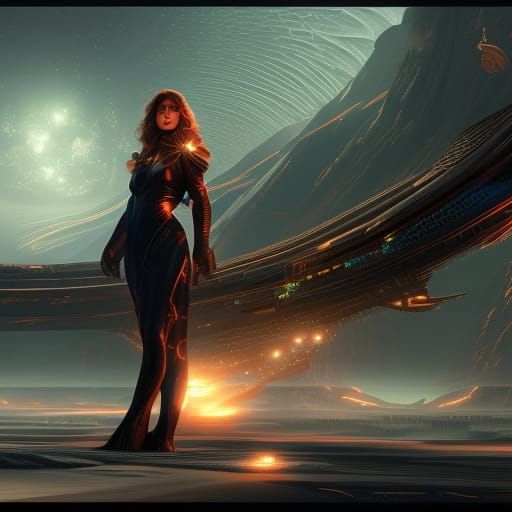 Science Fiction Hero - AI Generated Artwork - NightCafe Creator