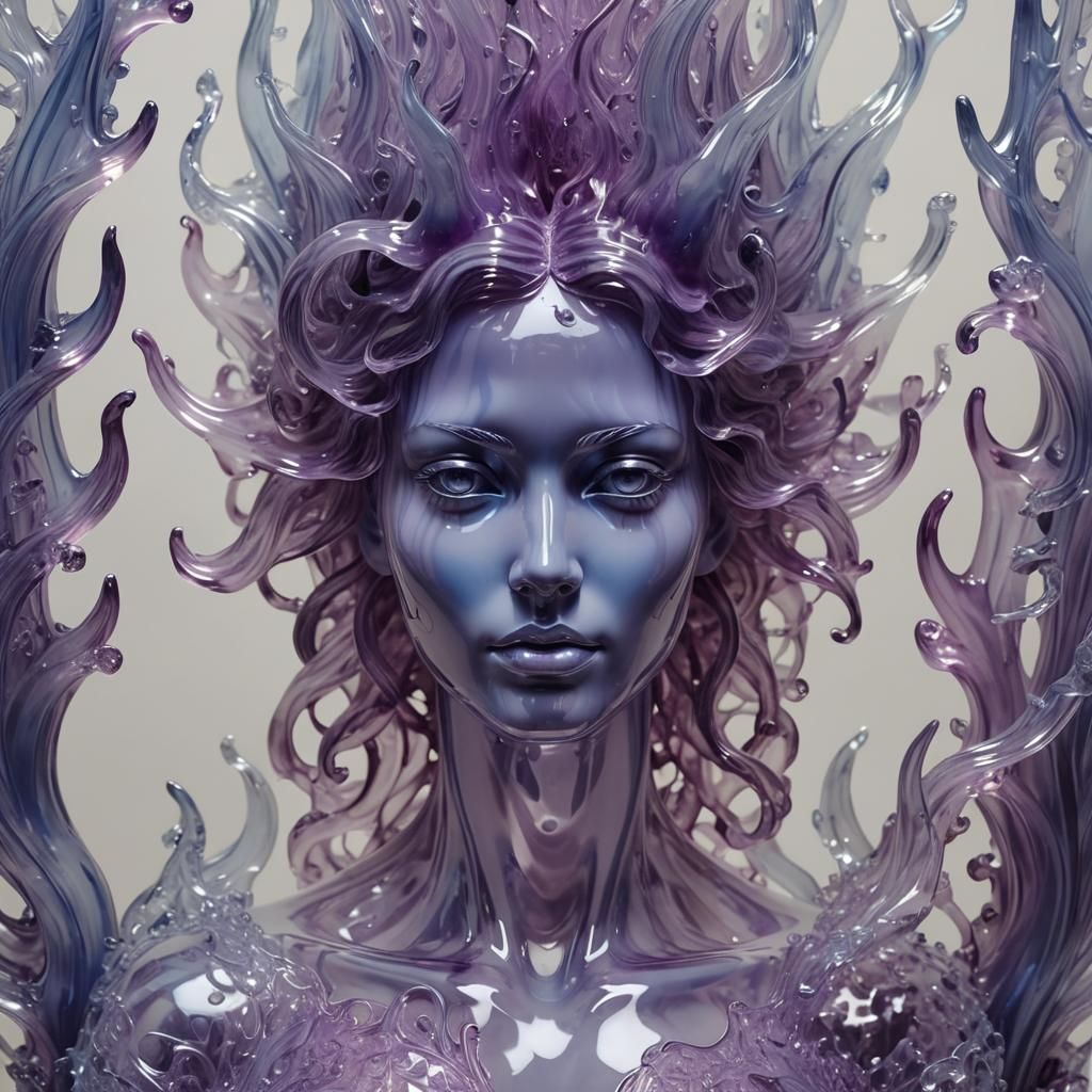 Liquid flames - AI Generated Artwork - NightCafe Creator