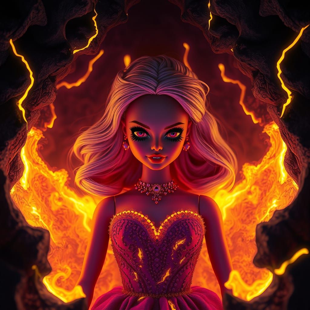 Barbie Evil - Barbie Enshrouded in Dark Fantasy