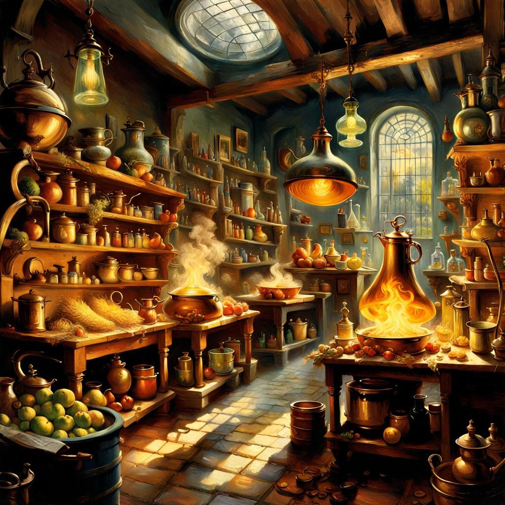 Alchemy - AI Generated Artwork - NightCafe Creator