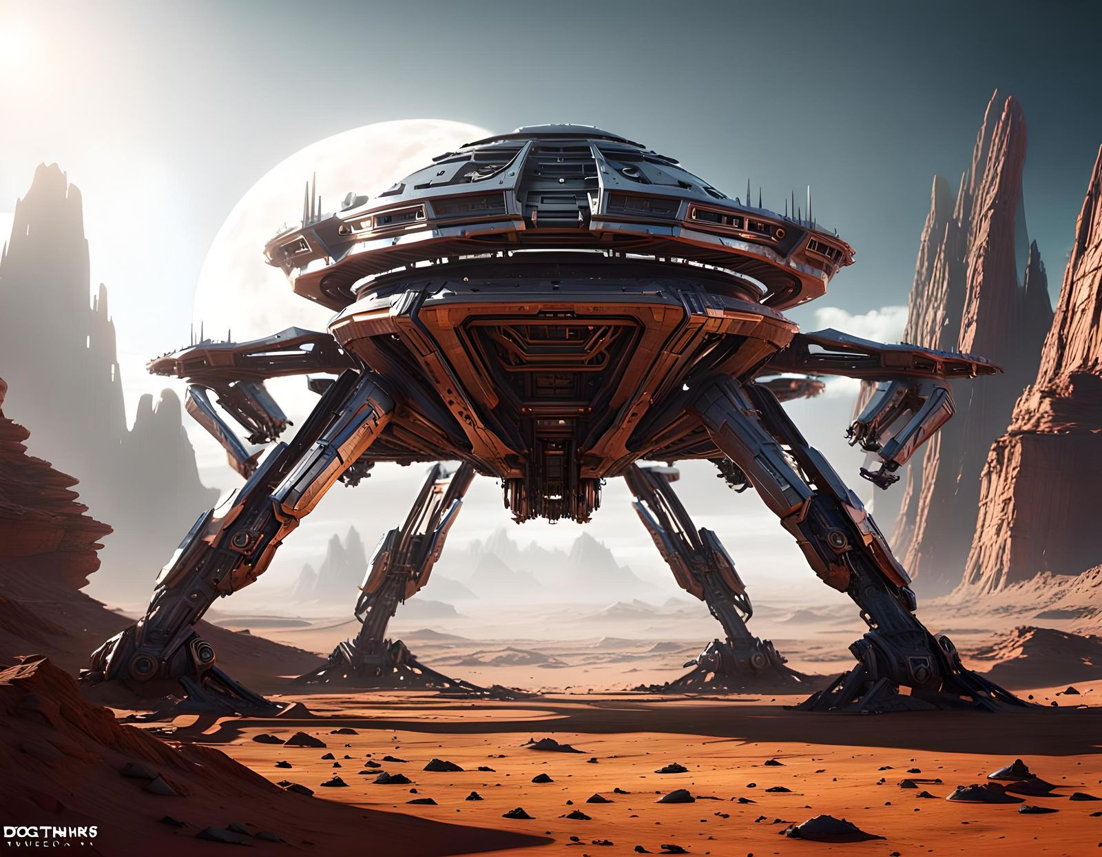 Spaceship based on Solarians from doctor who - AI Generated Artwork ...