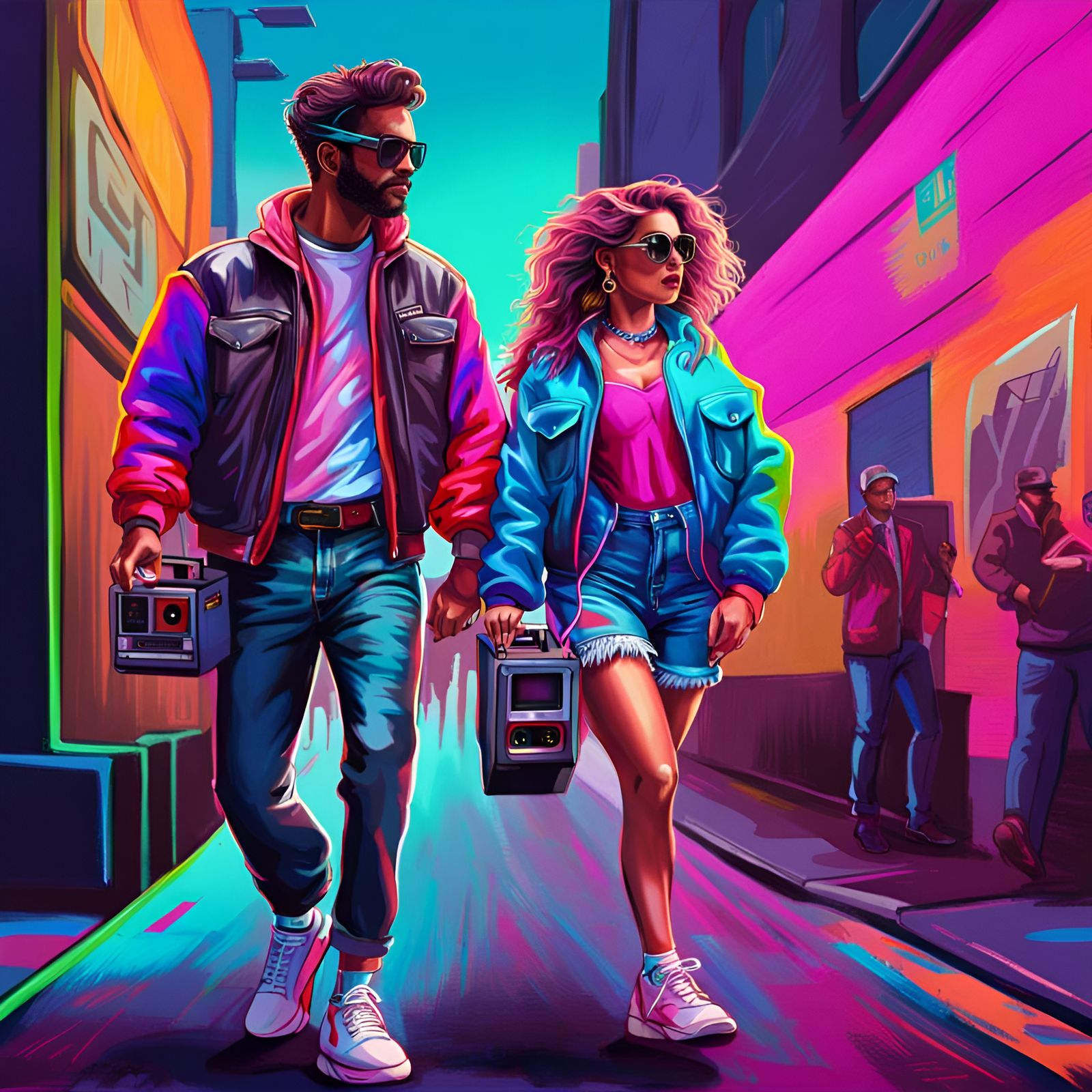 Walk back in time Wednesday - AI Generated Artwork - NightCafe Creator