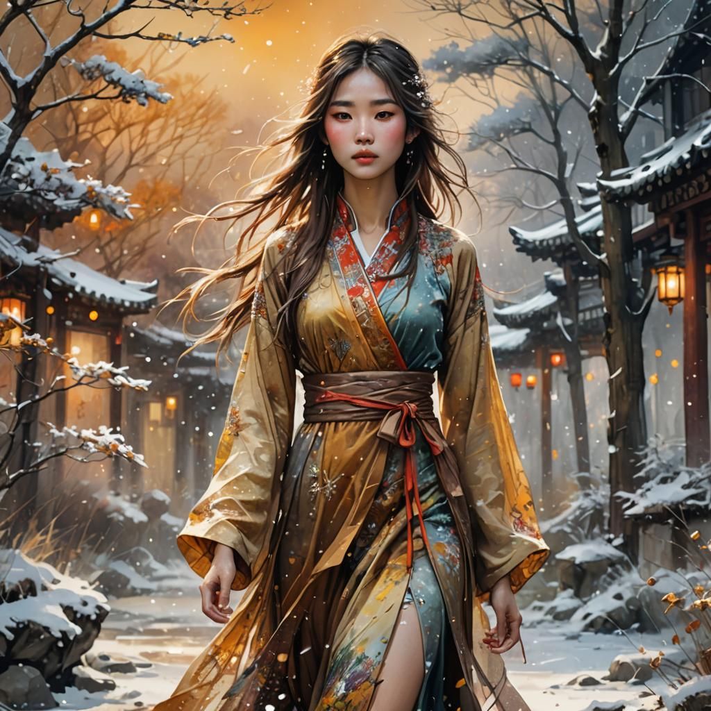 Chinese girl - AI Generated Artwork - NightCafe Creator