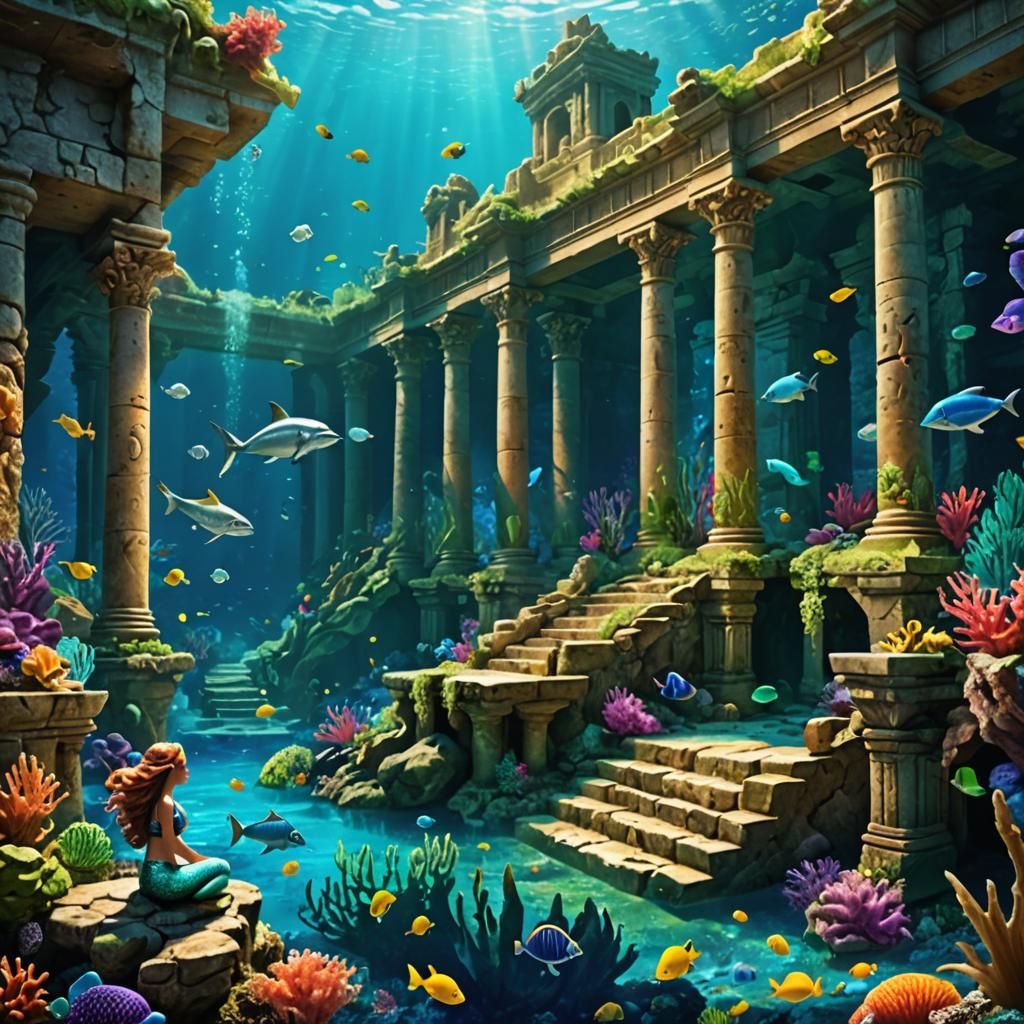 Atlantis - AI Generated Artwork - NightCafe Creator