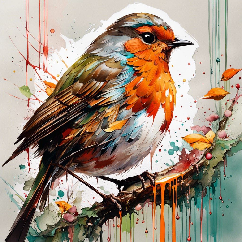 Robin - AI Generated Artwork - NightCafe Creator