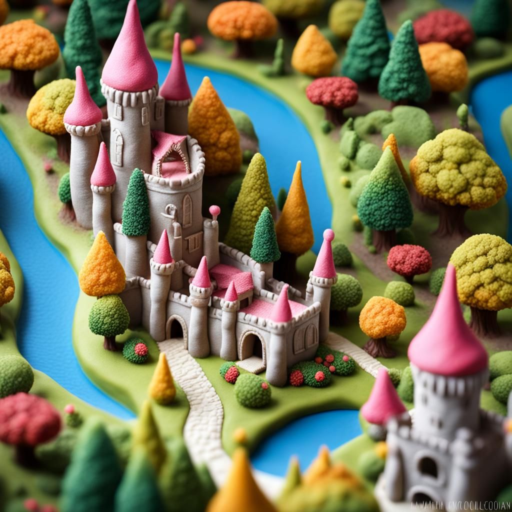 Castle Marzipan - AI Generated Artwork - NightCafe Creator