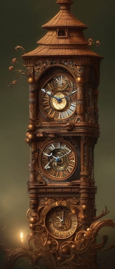 The Clocks - AI Generated Artwork - NightCafe Creator