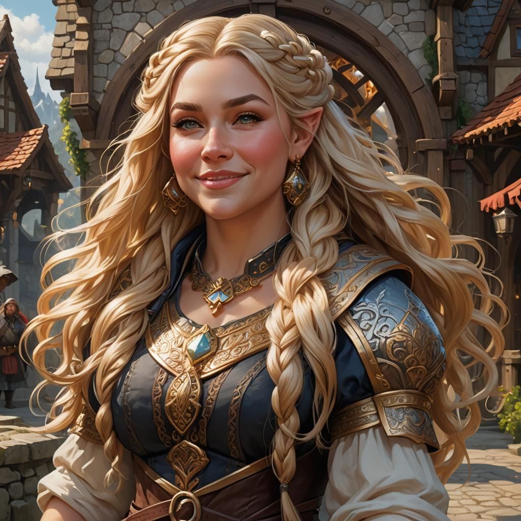 Dwarf female - AI Generated Artwork - NightCafe Creator