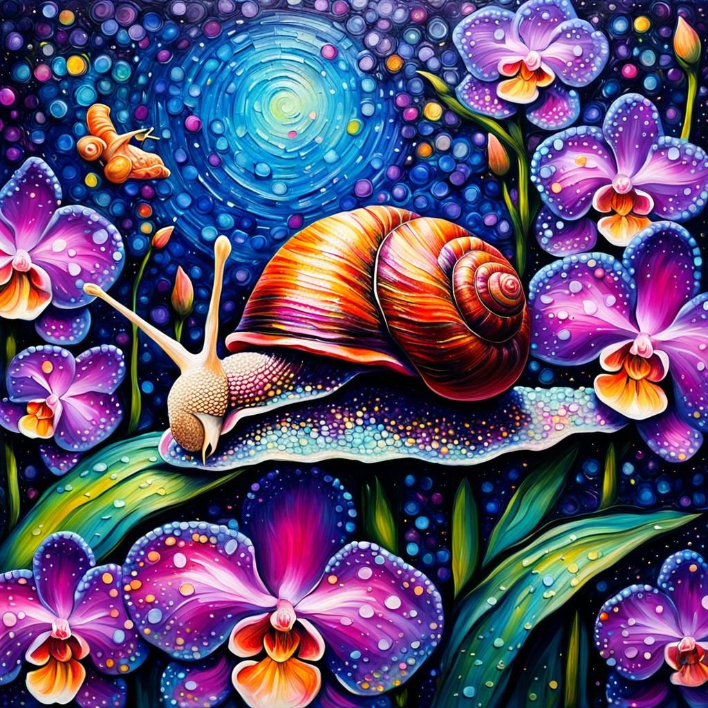 Abstract snail #4 - AI Generated Artwork - NightCafe Creator