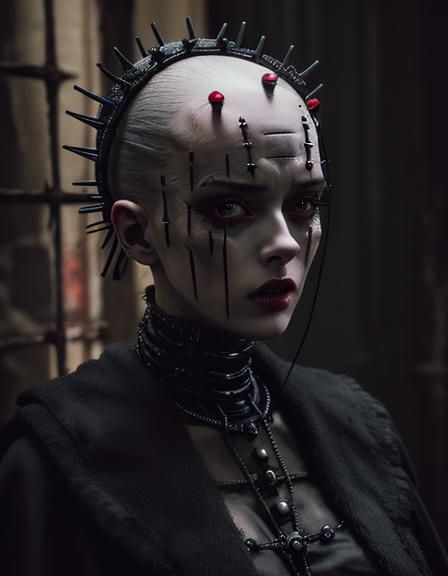 Pinhead Variation Figure - AI Generated Artwork - NightCafe Creator