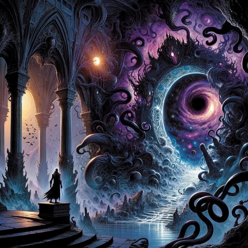 Otherworldly Warlock - AI Generated Artwork - NightCafe Creator