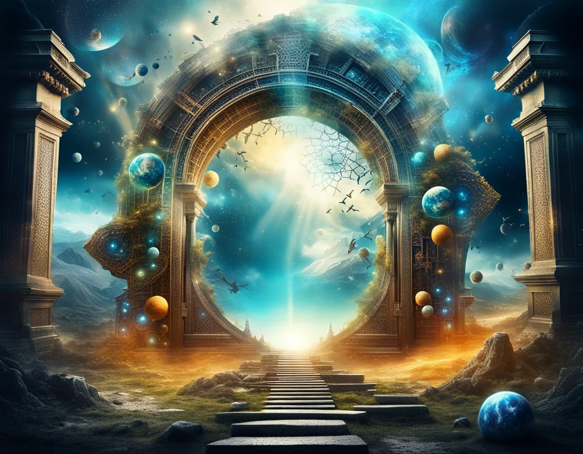 Magical entrance - AI Generated Artwork - NightCafe Creator