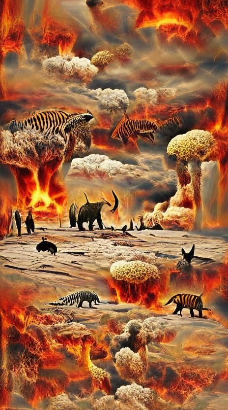 The 6th mass extinction 6 - AI Generated Artwork - NightCafe Creator