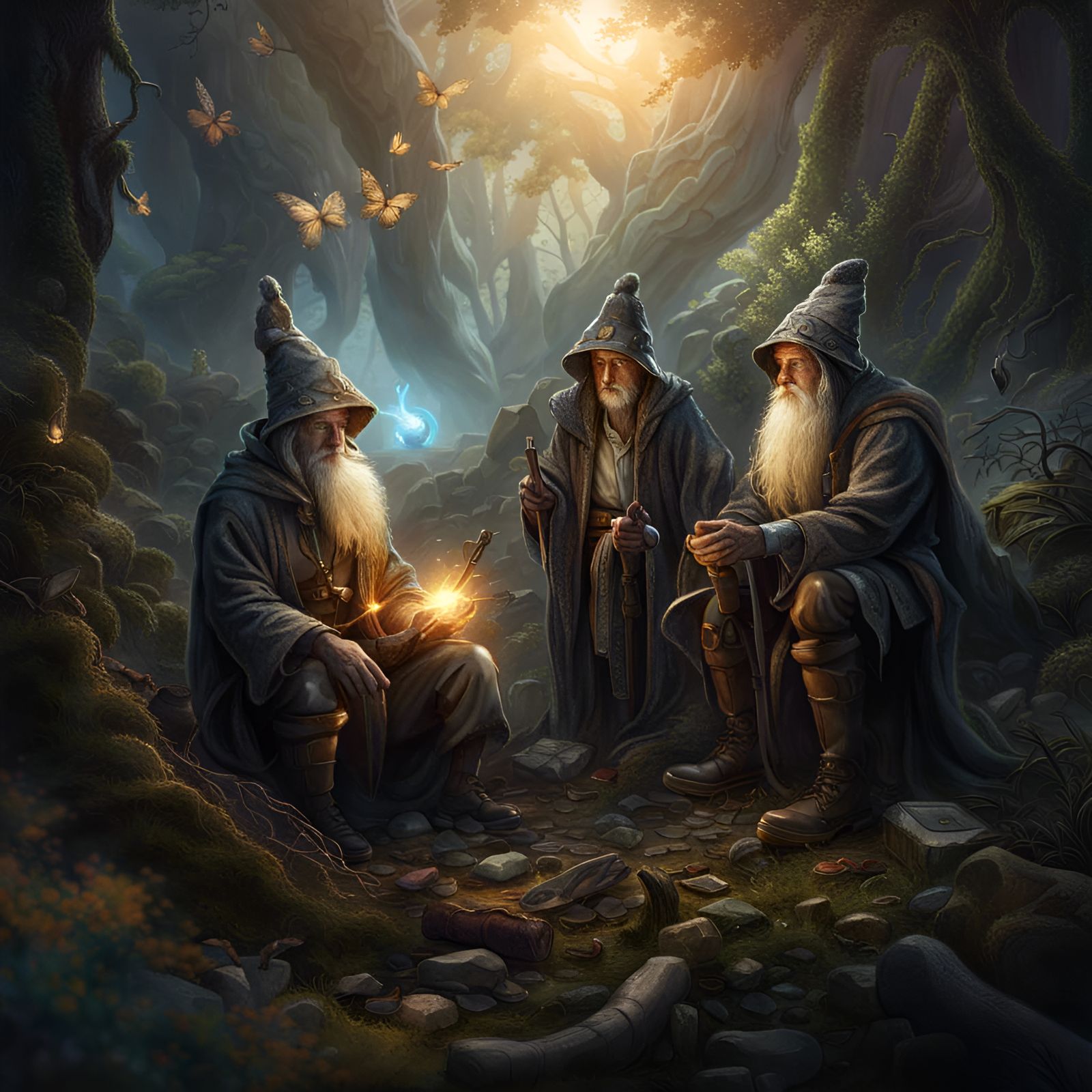 Friendship Between Wizards - AI Generated Artwork - NightCafe Creator