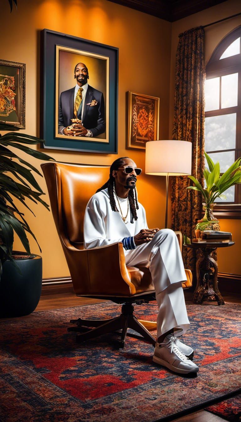 Snoop-Dogg as a Therapist. - AI Generated Artwork - NightCafe Creator