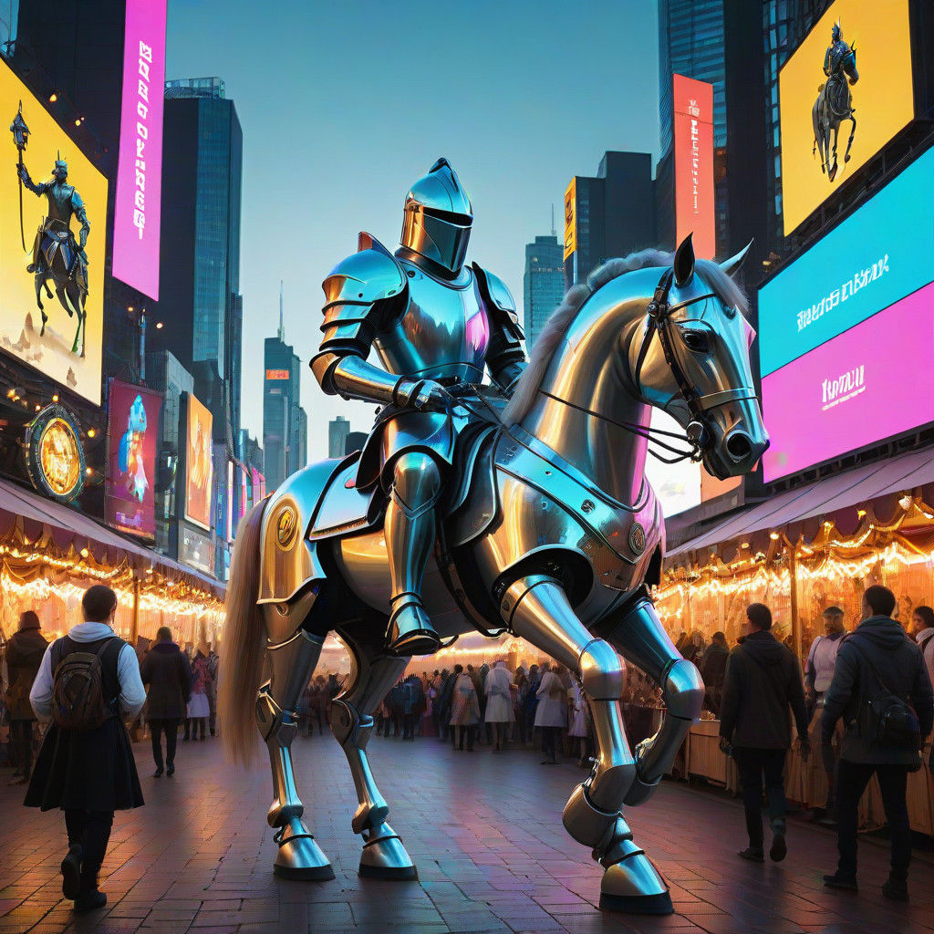 A “medieval” futuristic fair - A “medieval” futuristic fair