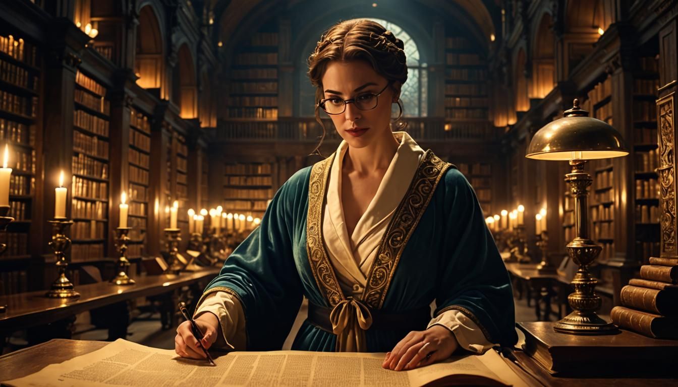 The Librarian - AI Generated Artwork - NightCafe Creator