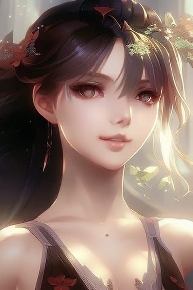 Beautiful well-developed girl，by wlop，Anime Key Visual， Natural Color ...