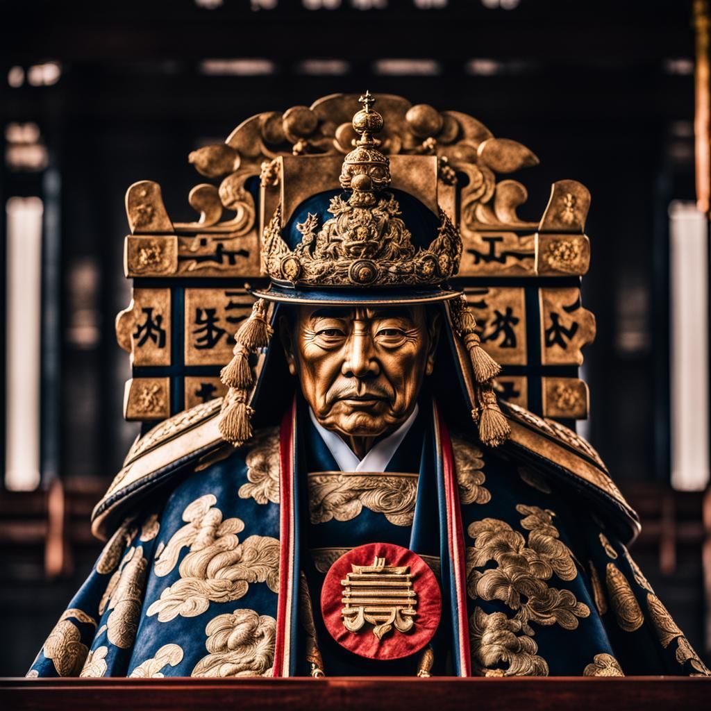 japanese emperor details, HDR, beautifully shot, hyperrealistic, sharp ...