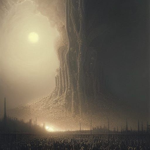 dead civilization in a dying world - AI Generated Artwork - NightCafe ...