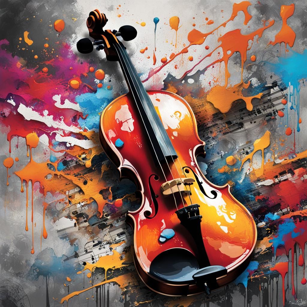 Violin - AI Generated Artwork - NightCafe Creator