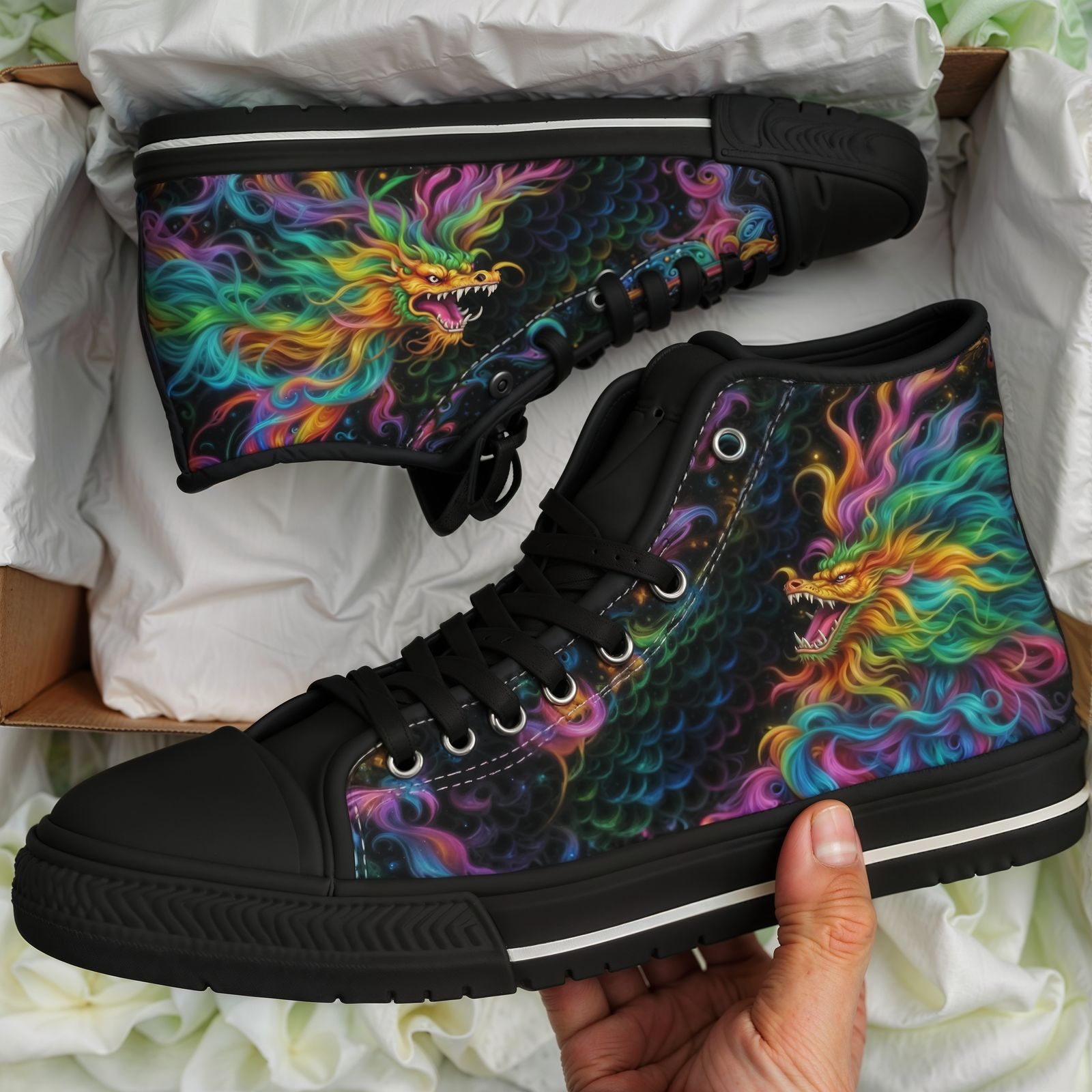 Chinese Dragon Shoe Art - AI Generated Artwork - NightCafe Creator