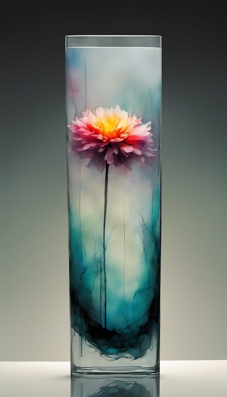 Flower in vase - AI Generated Artwork - NightCafe Creator