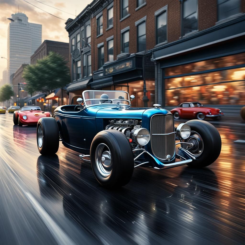 1995, hot rod, drag car - Mickey Mouse Behind the Wheel of ...