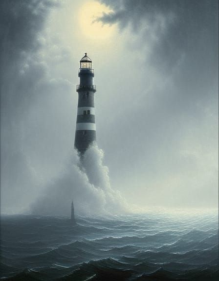 Lighthouse - AI Generated Artwork - NightCafe Creator