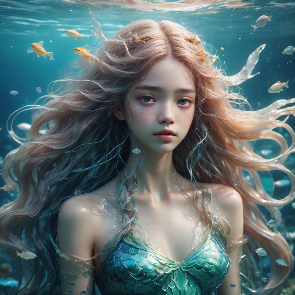 sad mermaid - sad mermaid