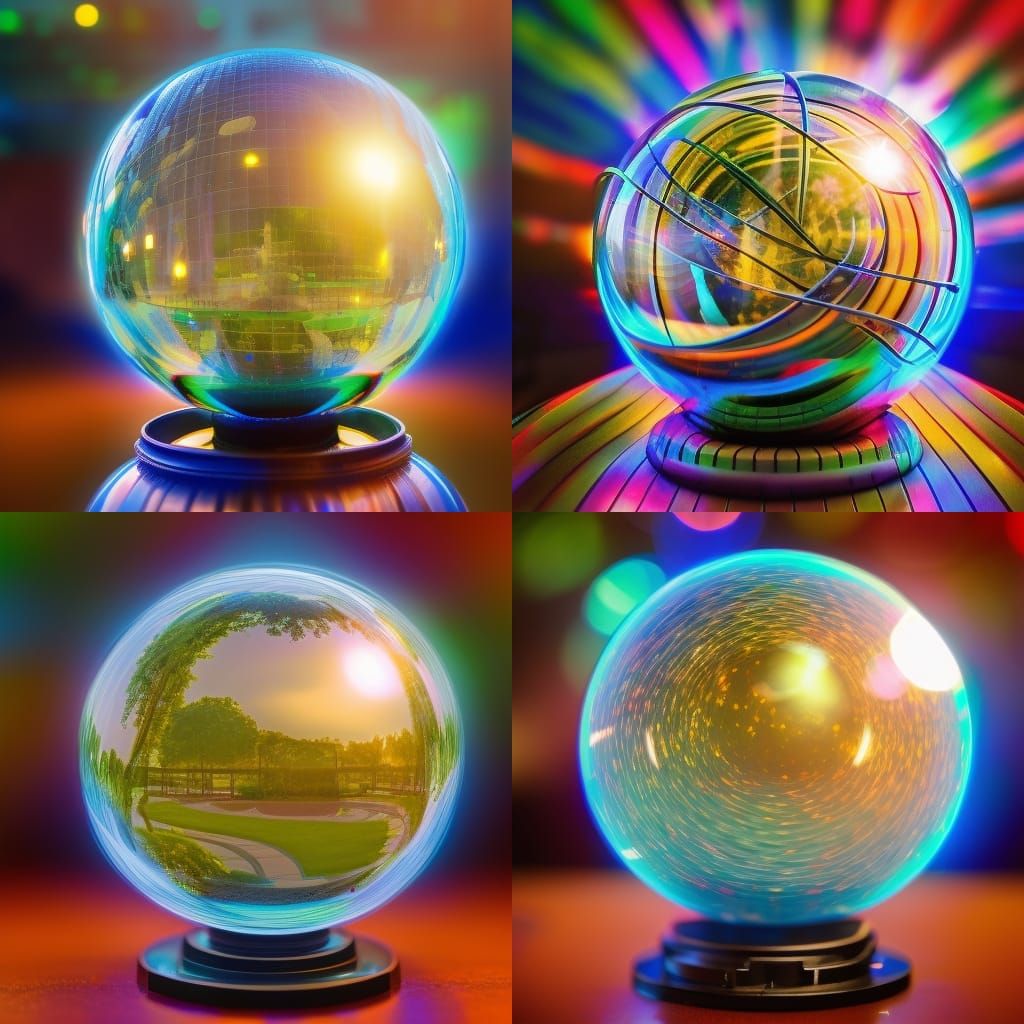 Glass globe glowing city inside globe 3D rending hyper-detailed Vivid ...