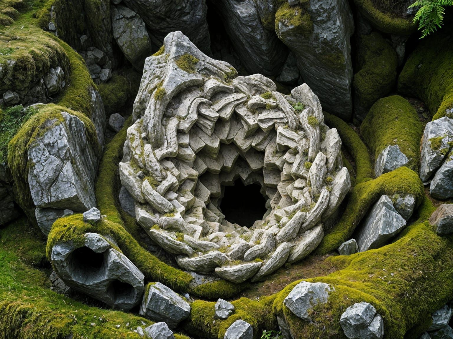 fractals in nature - Hyperdetailed Fractal Geodes in Nature