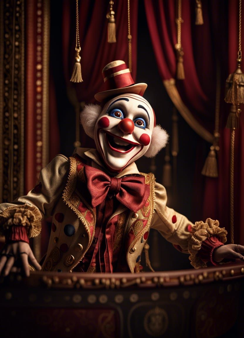 Puppet in a theater - AI Generated Artwork - NightCafe Creator
