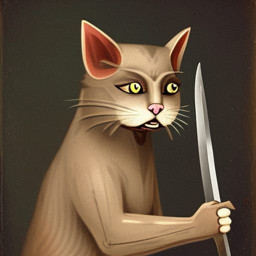 Rogue kitty - AI Generated Artwork - NightCafe Creator