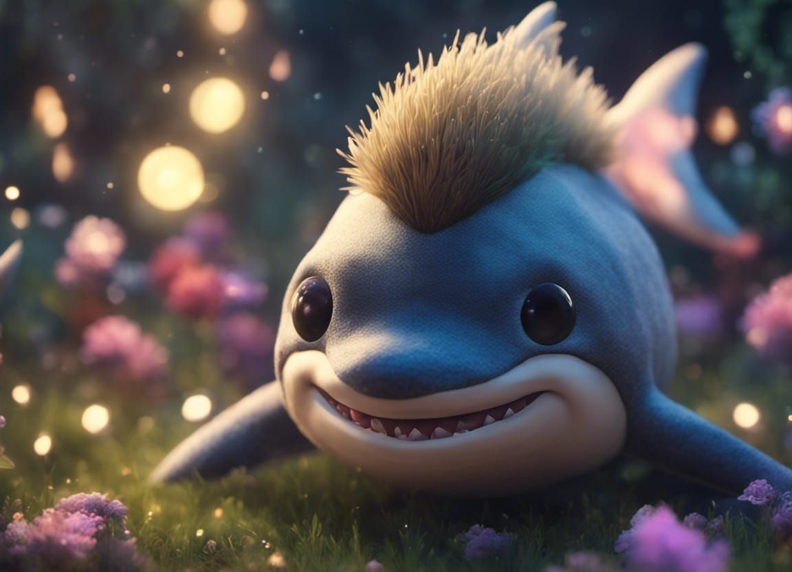 Wooly Land Shark - AI Generated Artwork - NightCafe Creator