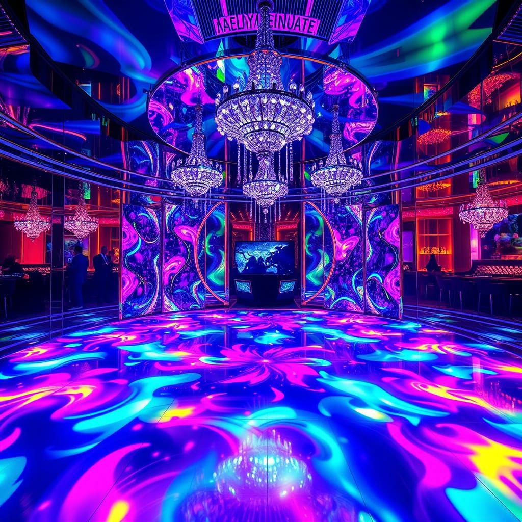 A dazzling disco floor💃 - A dazzling disco floor💃
